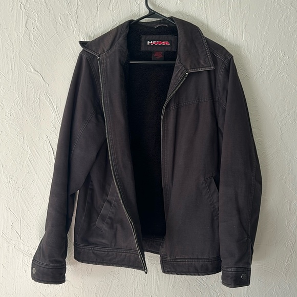 Tony Hawk | Jackets & Coats | Vintage Tony Hawk Black Jacket W Fleece ...